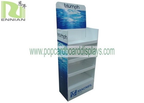 Kitchen Ware Cardboard Floor Displays Custom Pallet , SGS / FSC supplier