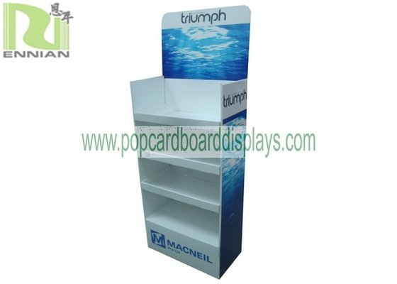 Kitchen Ware Cardboard Floor Displays Custom Pallet , SGS / FSC supplier