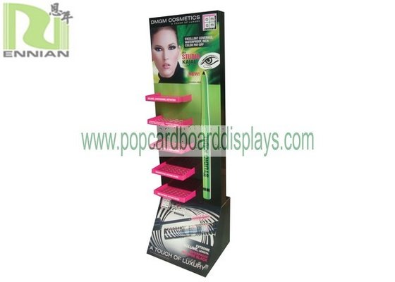 Eyeliner POP Cardboard Displays Retail Dump Bin , SGS / FSC supplier