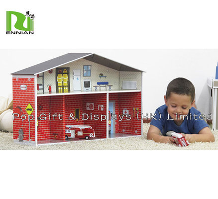 Custom Corrugated Cardboard Toys cardboard paper dollhouse for children supplier