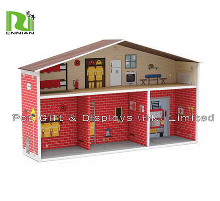 Custom Corrugated Cardboard Toys cardboard paper dollhouse for children supplier