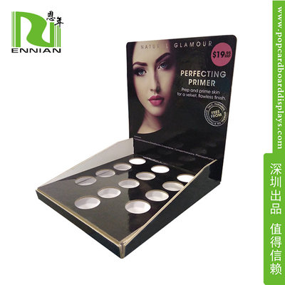 Cosmetics POP Cardboard Displays / Skin Care Paper material Retail Display Racks supplier