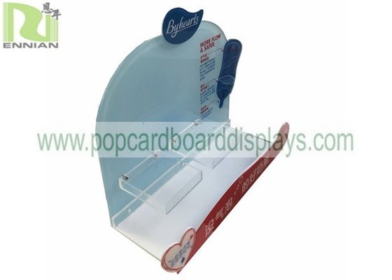 Top Counter Acrylic Display Stands Customized Logo / Size For Baby's Feeding Bottle supplier