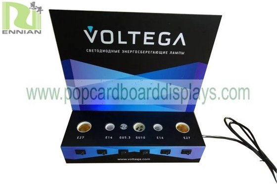 Lamp Counter Acrylic Display Stands Environmental Friendly PS Material Durable supplier