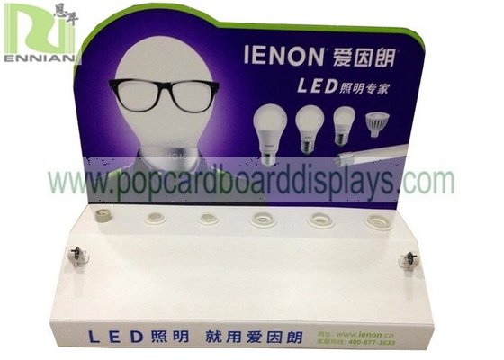 Lamp Counter Acrylic Display Stands Environmental Friendly PS Material Durable supplier