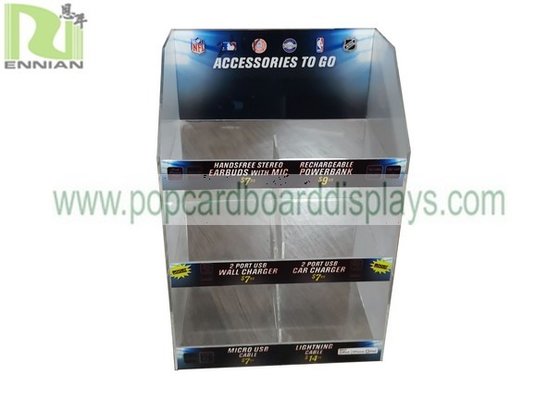 Eco - Friendly 3 Tiers Acrylic Tabletop Display 4mm Acrylic Material SGS Approval supplier