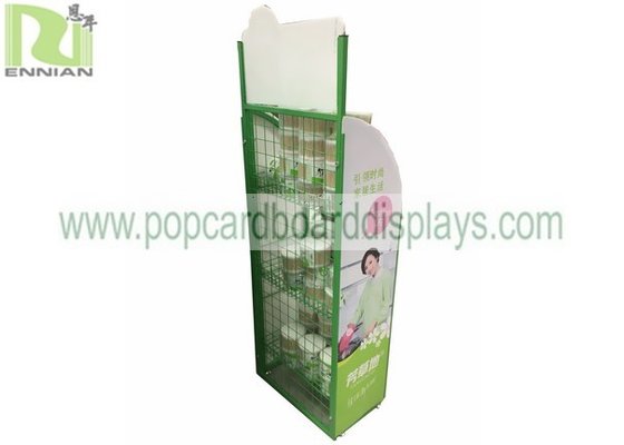 Bathroom Articles Wire Display Racks Shelf 3 Tiers Provide Metal Hooks For Hang Bags supplier