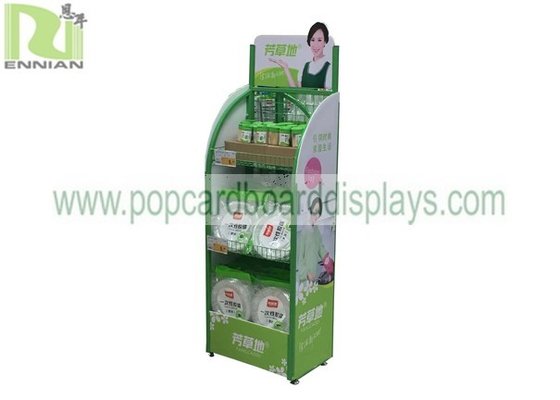 Bathroom Articles Wire Display Racks Shelf 3 Tiers Provide Metal Hooks For Hang Bags supplier