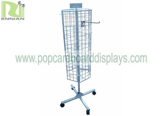 Metal Material Flooring Wire Display Racks For Electric Cable Heavy Products supplier