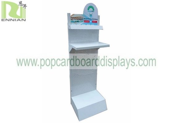 Magazine Brochure Display Racks Stand 4 Tiers Solid Structure With Painted Surface supplier
