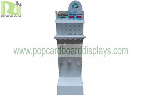 Magazine Brochure Display Racks Stand 4 Tiers Solid Structure With Painted Surface supplier