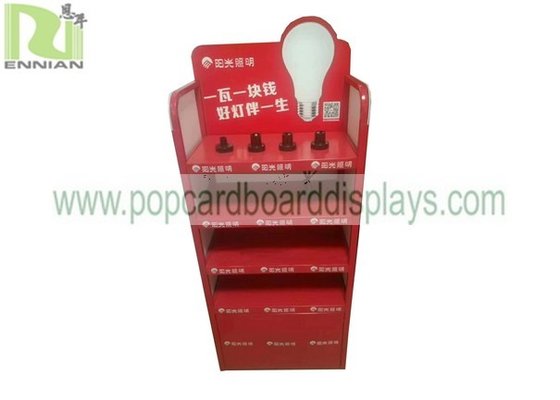 Adjustable Wire Display Shelf , Metal Display Racks Stands For Lamp Light supplier