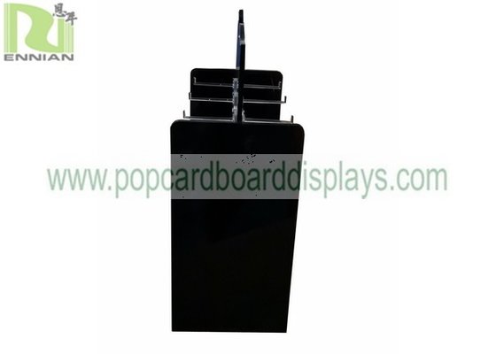 Double Sides Plastic Counter Acrylic Display Rack With Clear Acrylic Hooks supplier