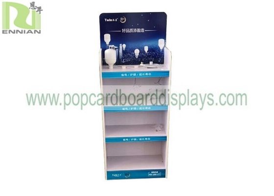 POP Flooring Wooden Shop Display Units 2 Tiers100kg Loading Capacity Multi - Sizes supplier