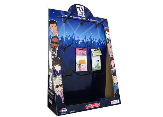 Electronic counter top displays pop displays with 4 color offset printing corugated material ENCD014 supplier