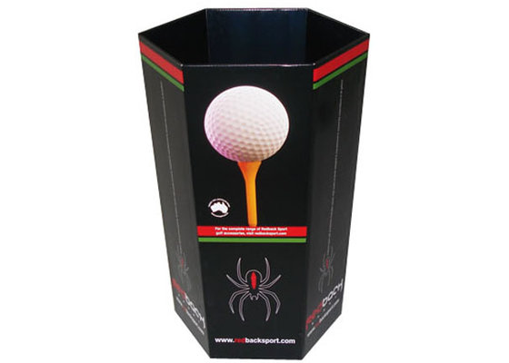  Black Customized design Cardboard Dump Bin ENDB004  for retail store / super market supplier