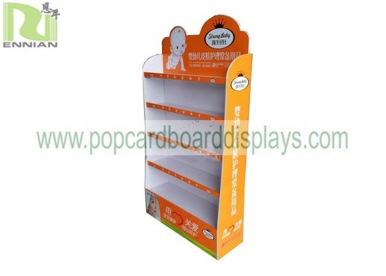 MDF Board Products Wooden Display Case ,5 Tiers Wood Displays For Retail Stores supplier
