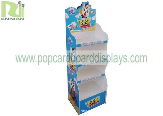 Retail Corrugated Plastic Display Flooring Baby Food Display Rack With 5 Tiers supplier