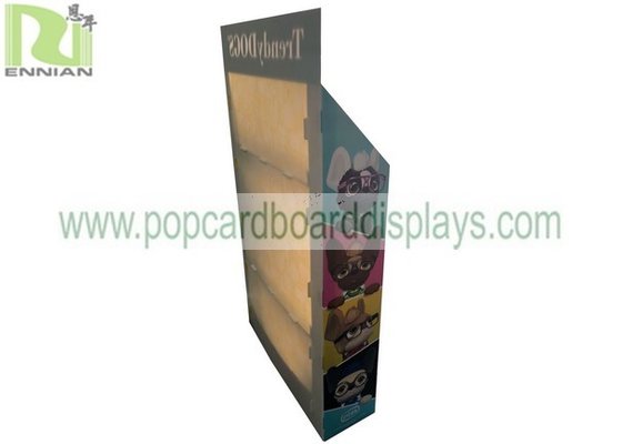Custom corrugated plastic board display ,Hollow Plate Corrugated Point Of Purchase Displays Pet Food Dog Products Stands supplier