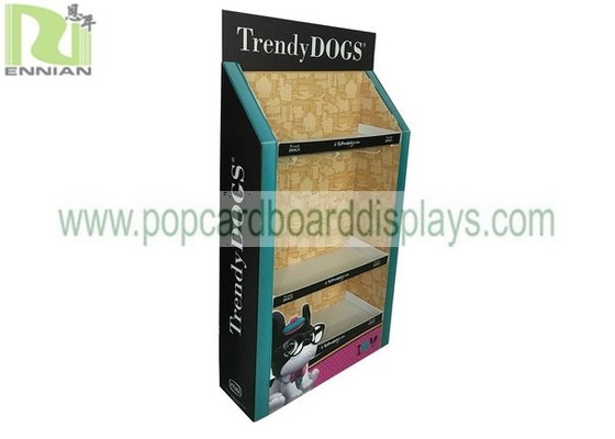 Custom corrugated plastic board display ,Hollow Plate Corrugated Point Of Purchase Displays Pet Food Dog Products Stands supplier