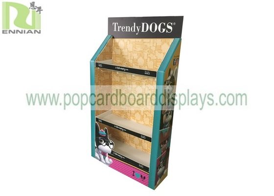 Custom corrugated plastic board display ,Hollow Plate Corrugated Point Of Purchase Displays Pet Food Dog Products Stands supplier
