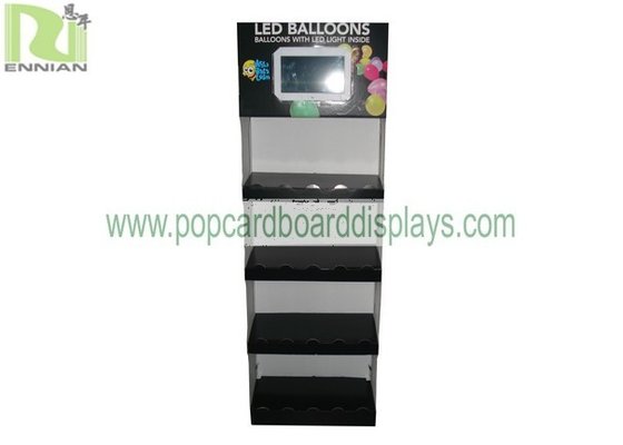 Flooring Cardboard Balloon LCD Display Screen Solid Structure For Advertisement supplier