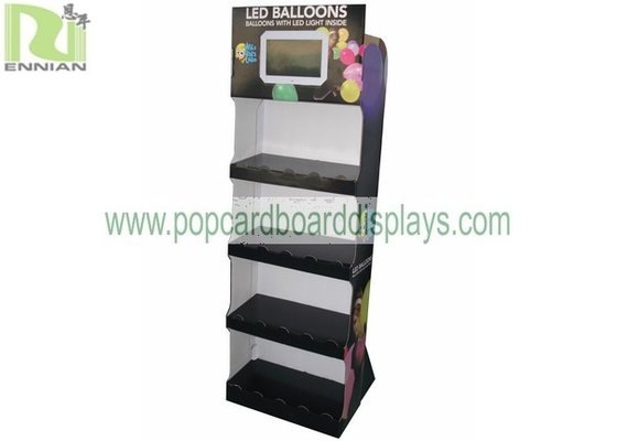 Flooring Cardboard Balloon LCD Display Screen Solid Structure For Advertisement supplier
