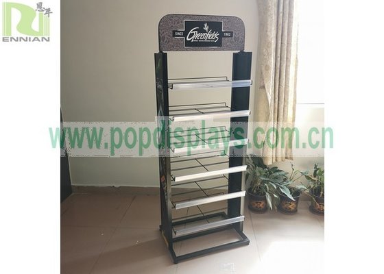 2 Sides Metal Wire Retail Display Racks For Greenfield / Displaying Merchandise supplier