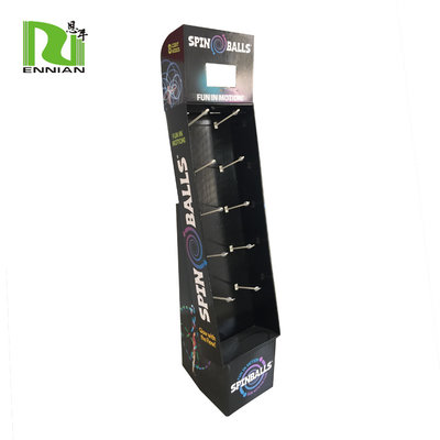 custom POS cardboard display for supermarket display with metal pegs or plastic pegs suit for blister products supplier