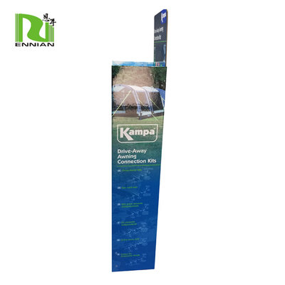 custom POP cardboard+ MDF neckerchief display stand with metal hooks ,handkerchief display stands supplier