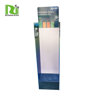 custom POP cardboard+ MDF neckerchief display stand with metal hooks ,handkerchief display stands supplier