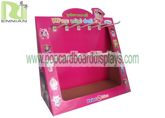 Cardboard counter display with hooks countertop displays pos displays CDU fixtures ENCD002 supplier