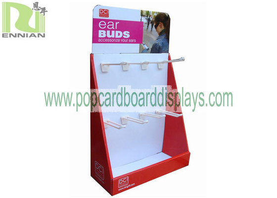 Cardboard counter display with hooks countertop displays pos displays CDU fixtures ENCD002 supplier