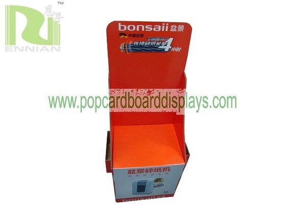 Paper Shelf For Paper Shredder Cardboard Floor Stand Display Gift Card Holder ENCS024 supplier