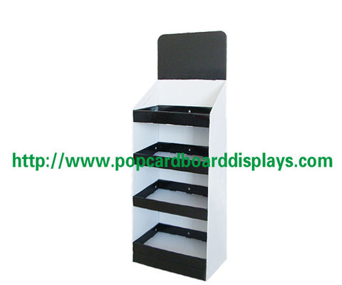 Reclyable Custom Cardboard Socks Cardboard Floor Display Rack supplier