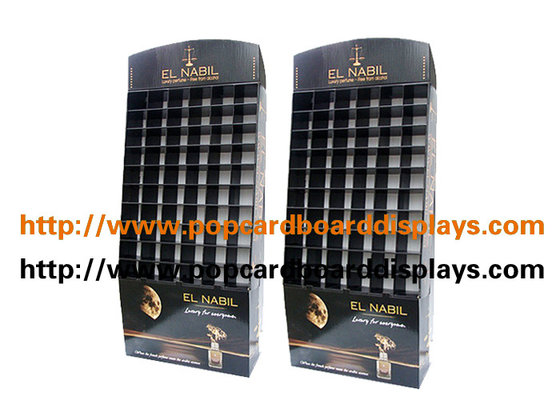 Women Perfume or CD / DVD Corrugated Paper Cardboard FLoor Display Stand Foldable supplier