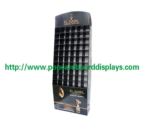 Women Perfume or CD / DVD Corrugated Paper Cardboard FLoor Display Stand Foldable supplier