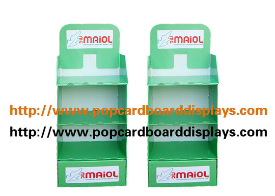 Children's Watches Cardboard Floor Supermarket Shelves display with green color supplier