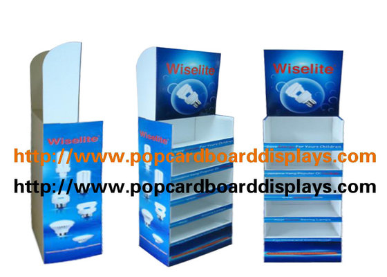 New Design Cardboard Display Stand for LED bulbs With Dividers supplier
