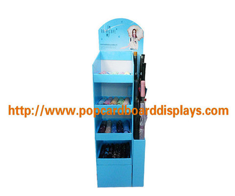 Custom Corrugated Cardboard Display Stand For Paper With Offset Printing supplier