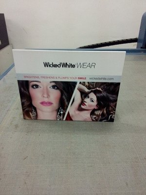 tooth whiten product lip glossy Cardboard counter displays / counter top displays supplier