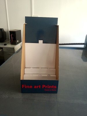 Books cardboard counter display pop storage display box for notebooks supplier