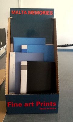 Books cardboard counter display pop storage display box for notebooks supplier