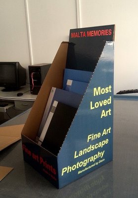 Books cardboard counter display pop storage display box for notebooks supplier