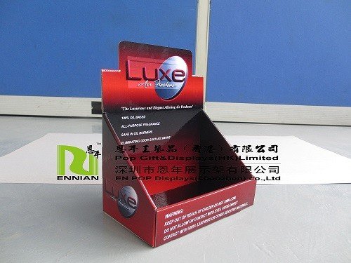 custom Air freshener cardboard counter displays for retail store supplier