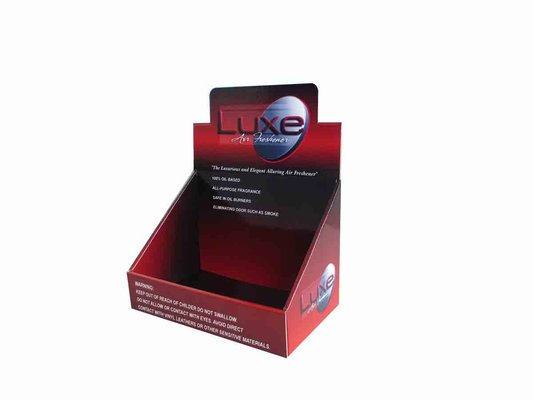custom Air freshener cardboard counter displays for retail store supplier