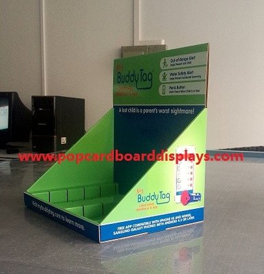 Recycled cardboard counter displays with 4 color offset printing supplier