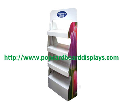 double sides colorful Corrugated Pop Cardboard Displays Professional supplier