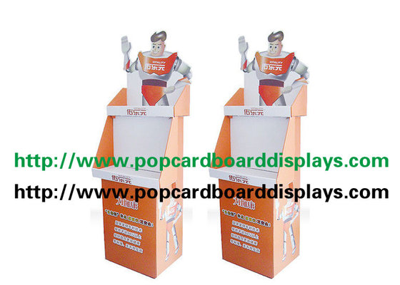 Light weight Corrugated pop cardboard displays With 2 Pallets supplier