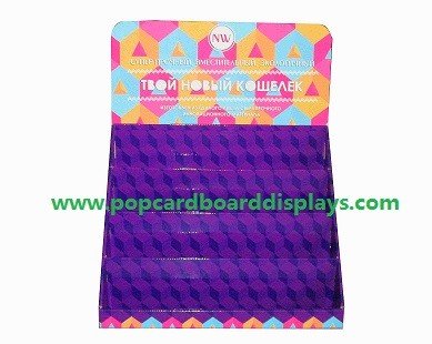 Greeting cards cardboard counter display portable store display box display case supplier